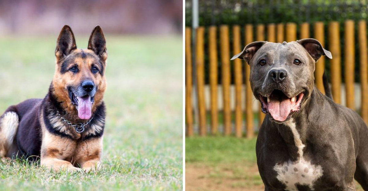 17 Key Differences Between German Shepherds And Pit Bulls